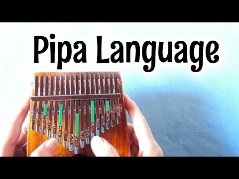 Pipa Language (Kalimba Tutorial/Easy Tabs/Play-Along) - Kalimba Music ...