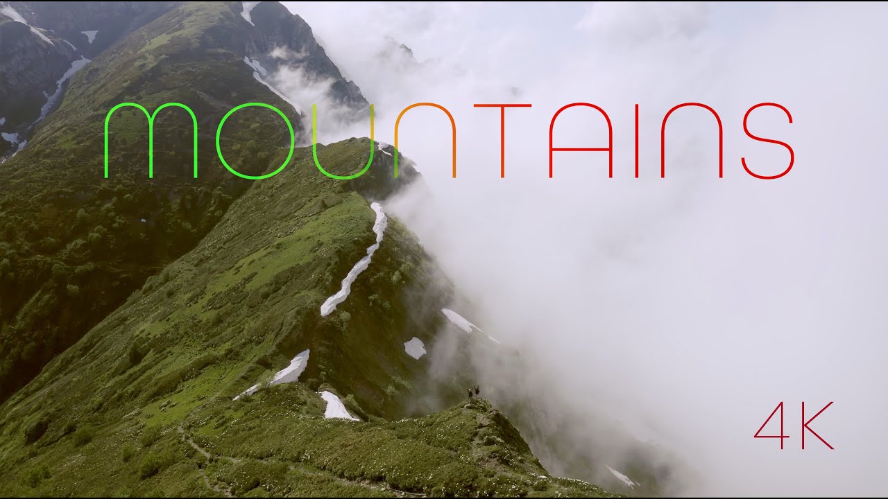 Relaxing 4K Video of Majestic Mountains and Serene Waterfalls with ...