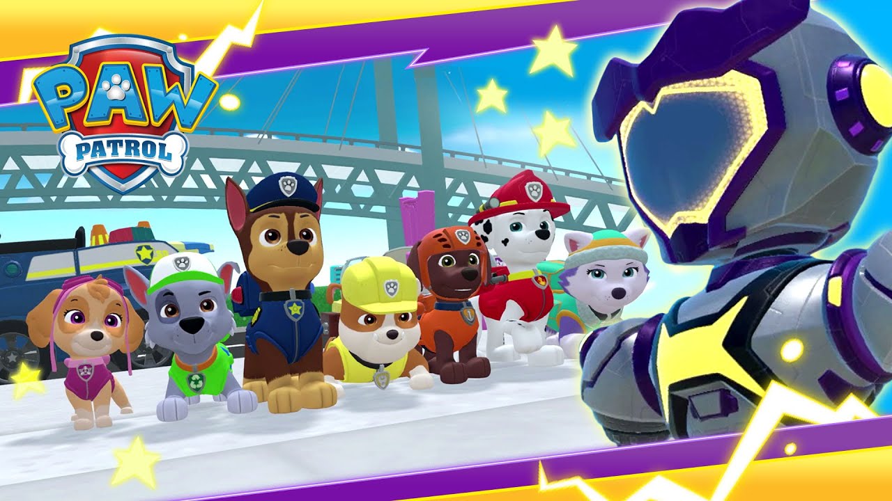 ¡Los Mighty Pups Super Paws contra el ROBOT GIGANTE! - PAW Patrol ...