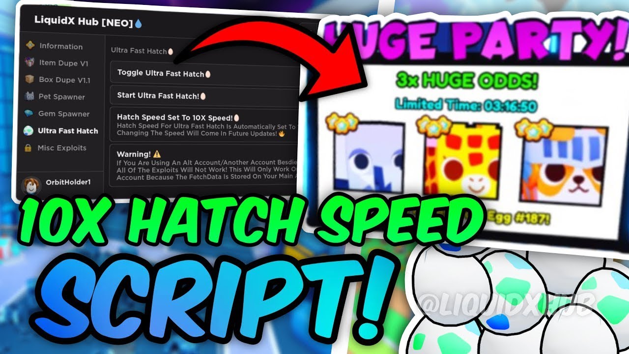 🥚PET SIMULATOR 99 10X FAST HATCH SCRIPT FREE *PASTEBIN* WORKING NEW ...