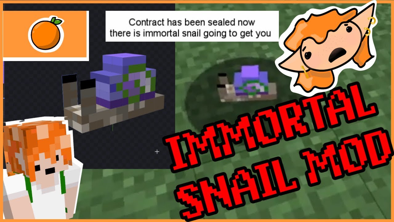 I made the IMMORTAL SNAIL in MINECRAFT.... - YouTube