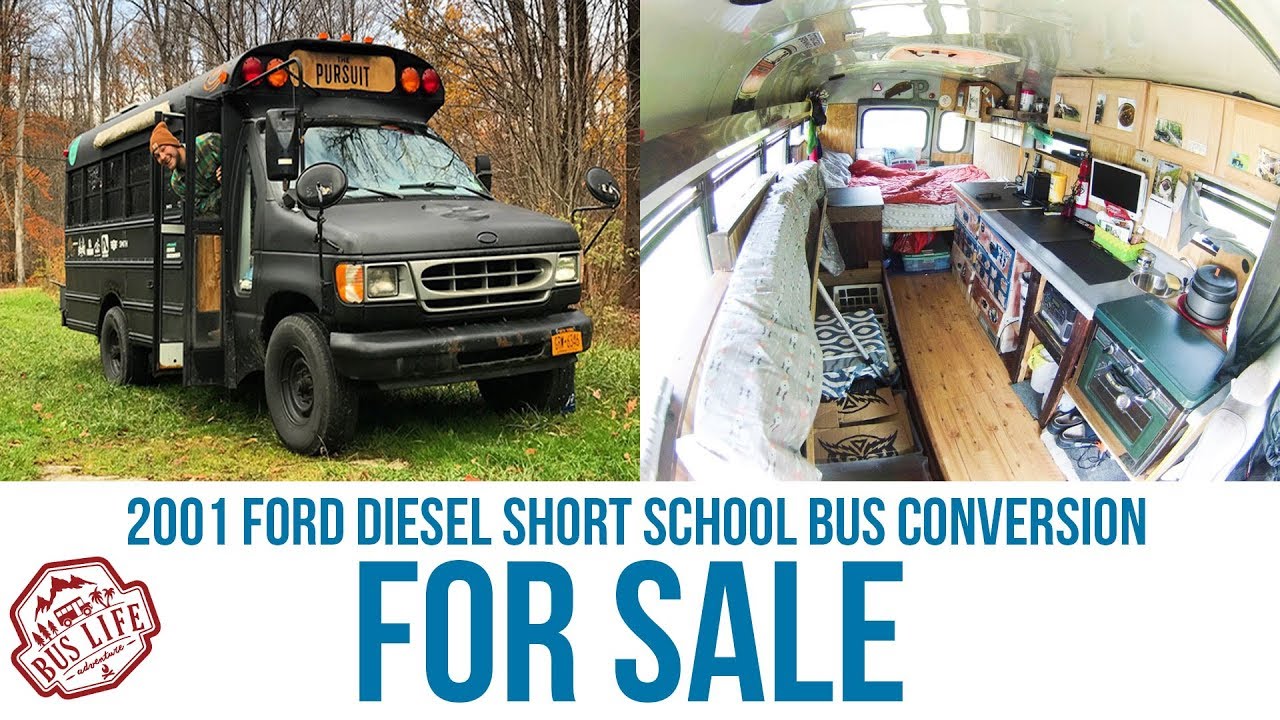 01 Ford 7.3l Short School Bus Conversion For Sale - Adam Sauerwein ...