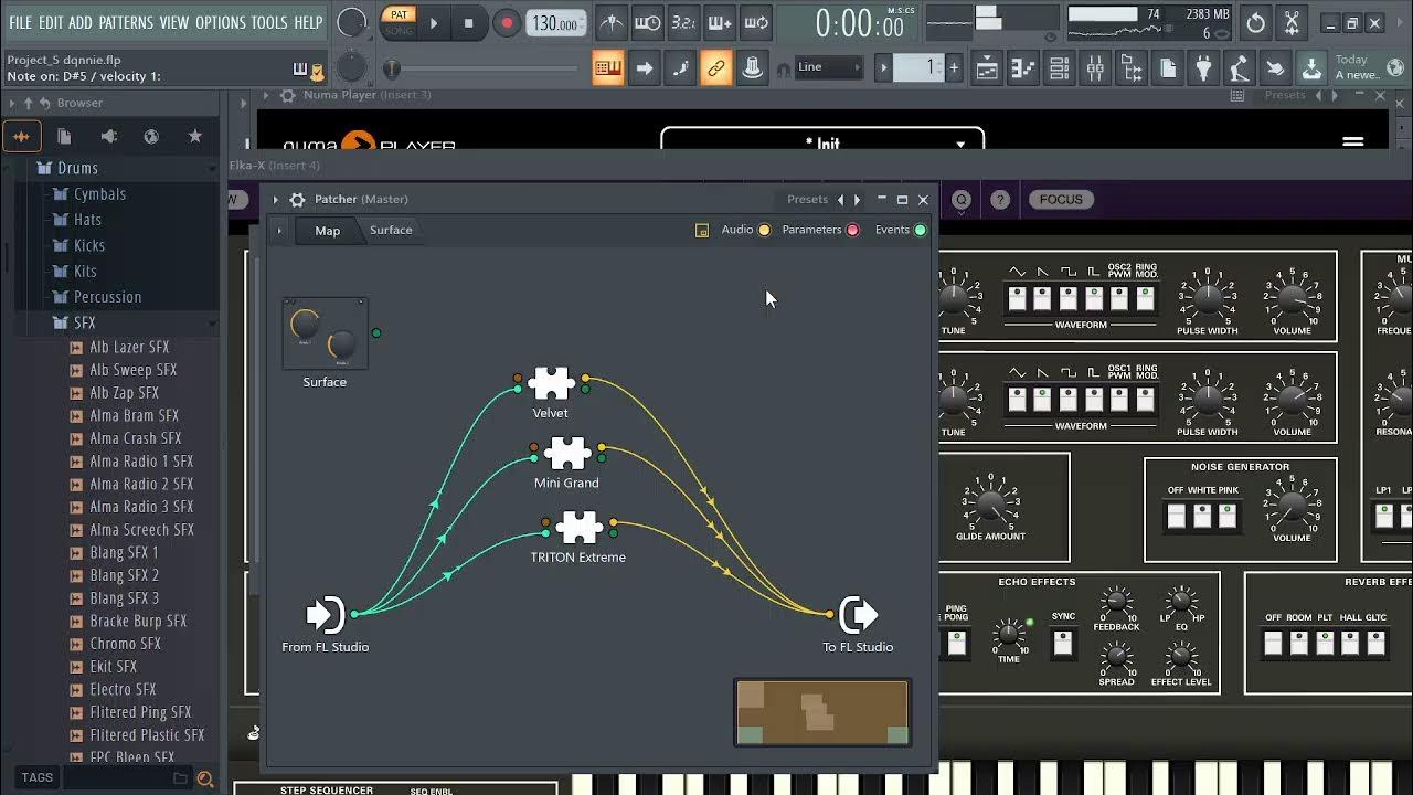how to add plugins or use + using multiple sounds in FL studio {piano sounds} - YouTube