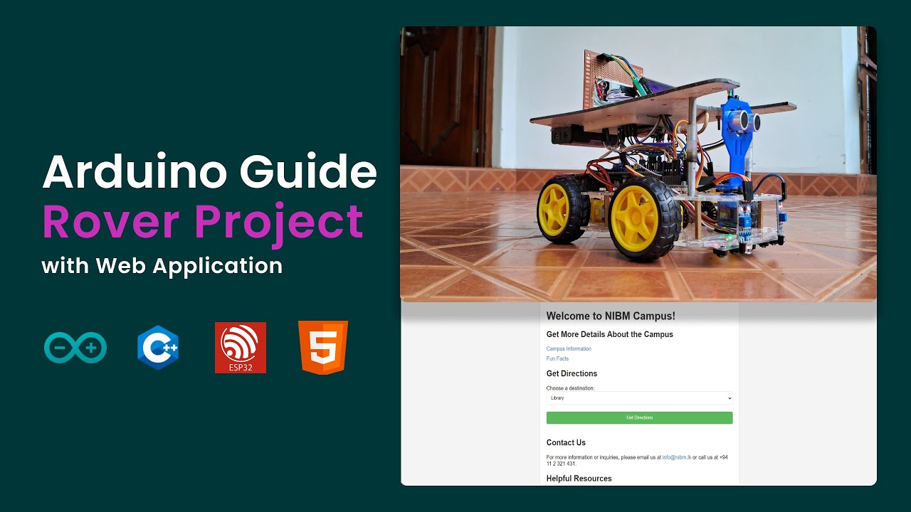 Arduino Robot Guide Rover Project: Building an Intelligent Navigation ...