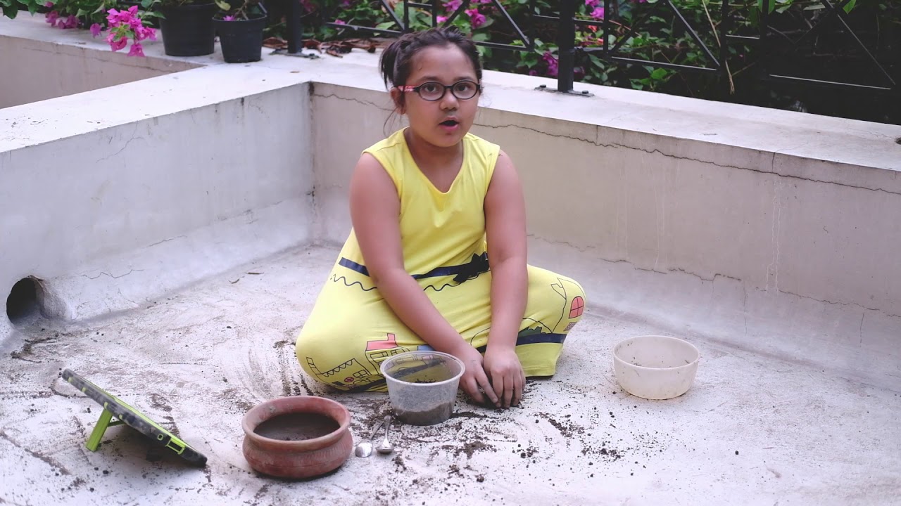 Tiara's Soil Play - YouTube