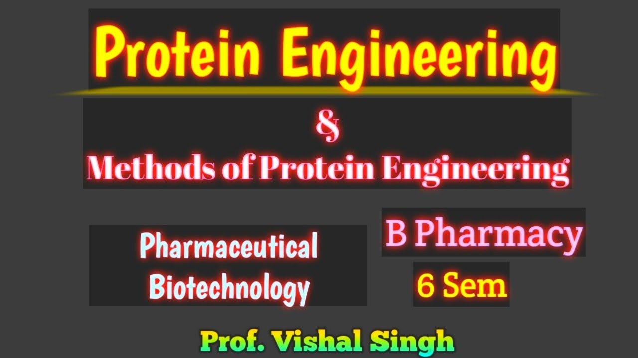 Protein engineering l हिंदी में l Methods of protein Engineering ...