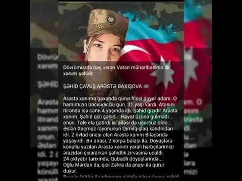 ||  Qarabağ muharibenin Şehid Qadın Arestə Baxışova