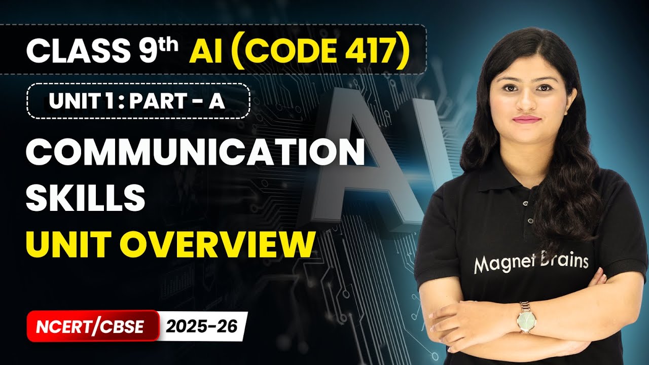 Communication Skills - Unit Overview | Class 9th AI | Unit 1 CODE 417 ...
