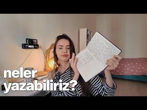 güzel defterler alıp kullanmadığını biliyorum: sohbet