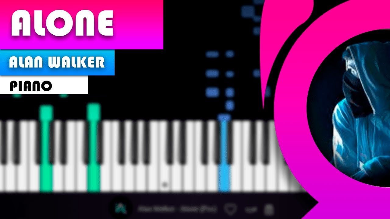 ALAN WALKER | ALONE | PIANO COVER TUTORIAL (MEDIUM) - YouTube