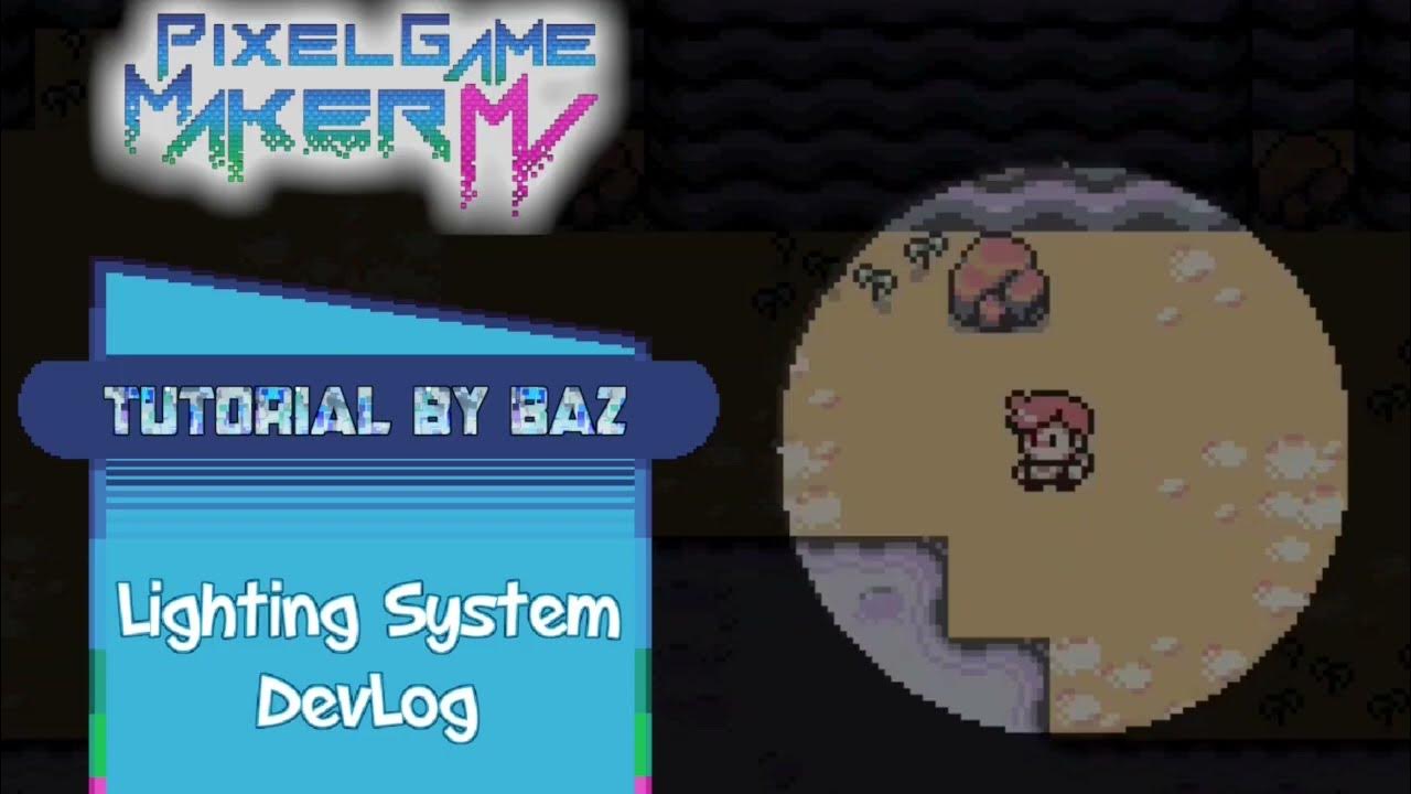 Devlog - Lighting System - Pixel Game Maker MV - YouTube