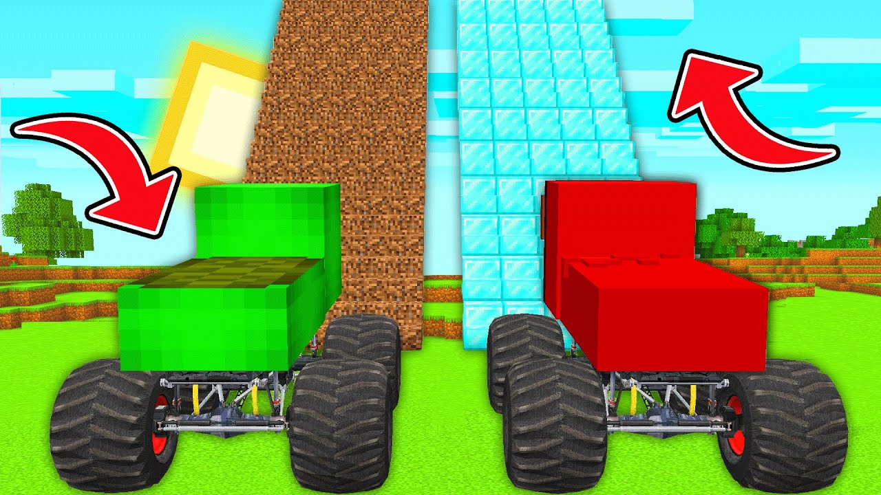 How Mikey and JJ Become Monster Trucks And Found Diamond and Dirt ...
