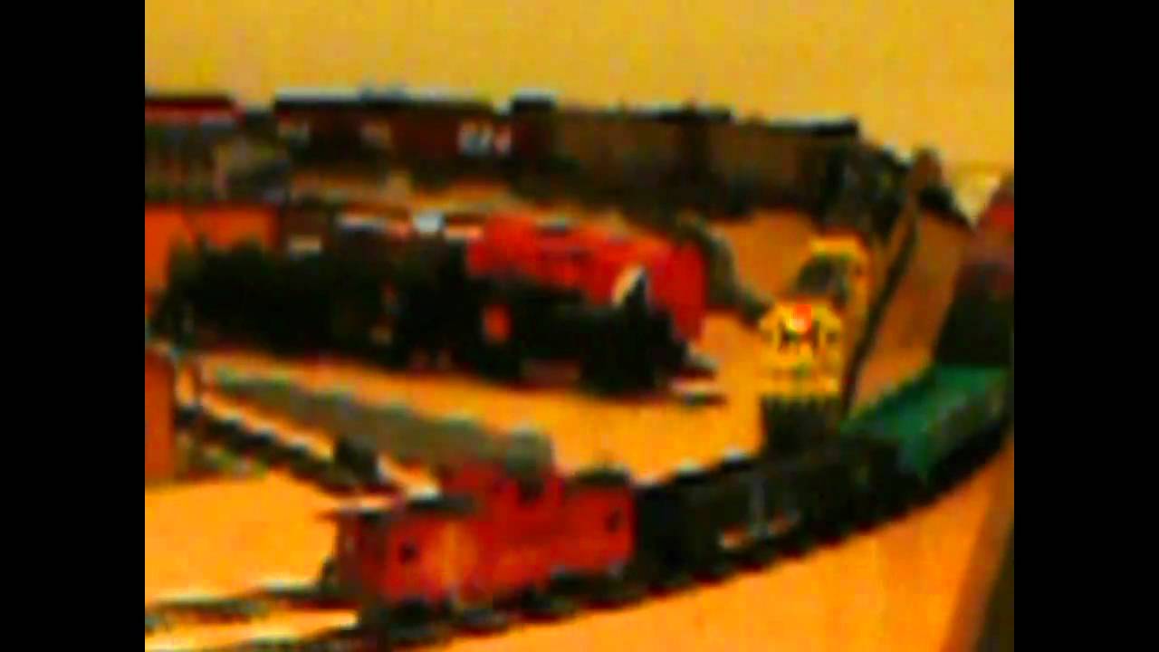 1st HO model railroad test layout - YouTube