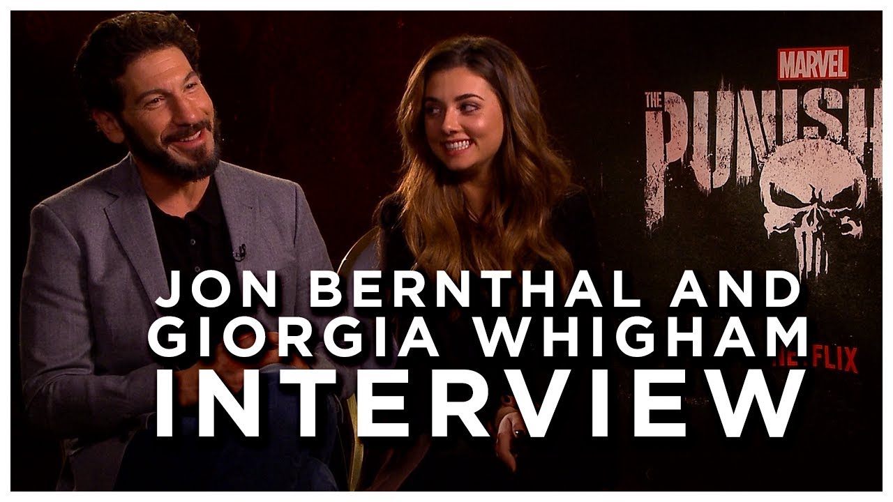 THE PUNISHER SEASON 2 Interview: Jon Bernthal and Giorgia Whigham - YouTube