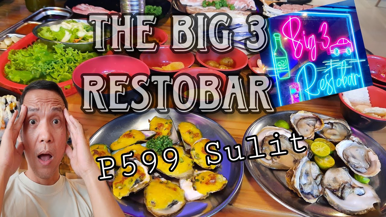 BIG 3 RESTOBAR | UNLIMITED SANGYUPSAL | PWEDE MAG LOW CARB | NOVALICHES ...