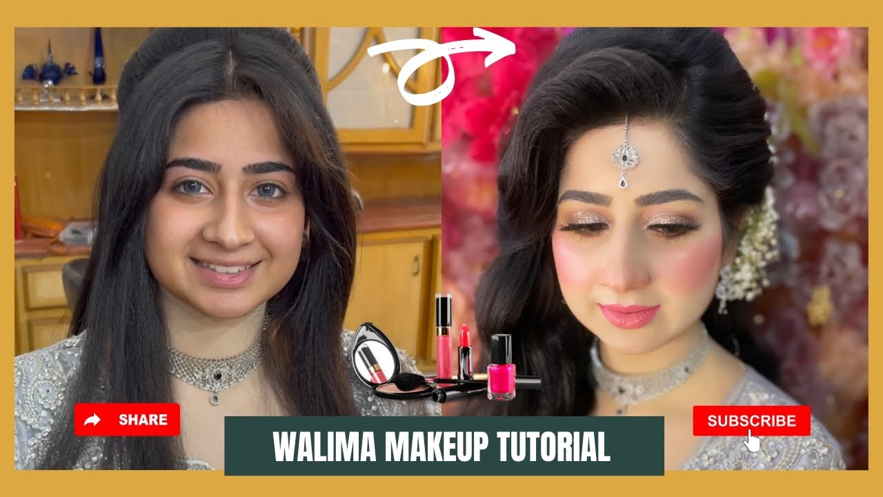 Walima Model Makeup Tutorial | Step By Step - YouTube