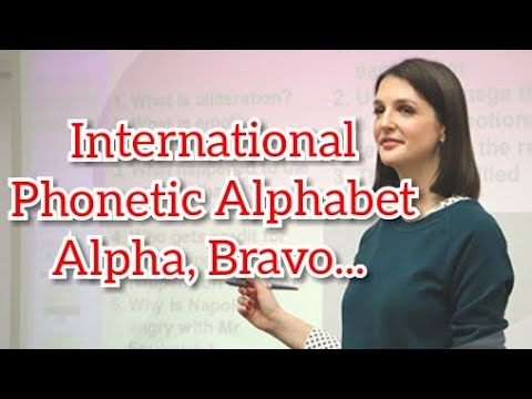 Phonetic Alphabet A Alpha, B Bravo, N November.. ... - - YouTube