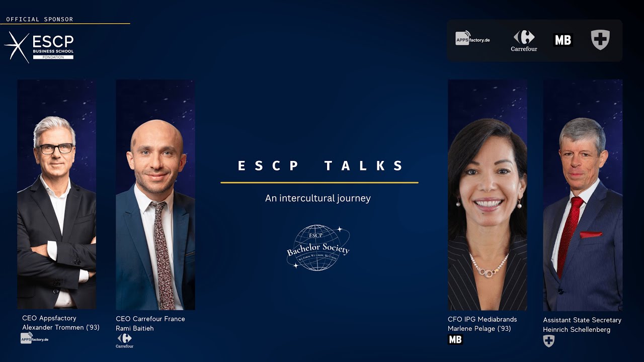 ESCP Talks - Brought to you by the ESCP Bachelor Society - YouTube