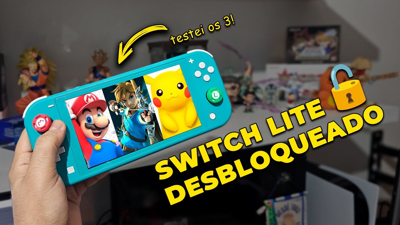 Nintendo Switch Lite Desbloqueado | Primeiras Impressões - YouTube