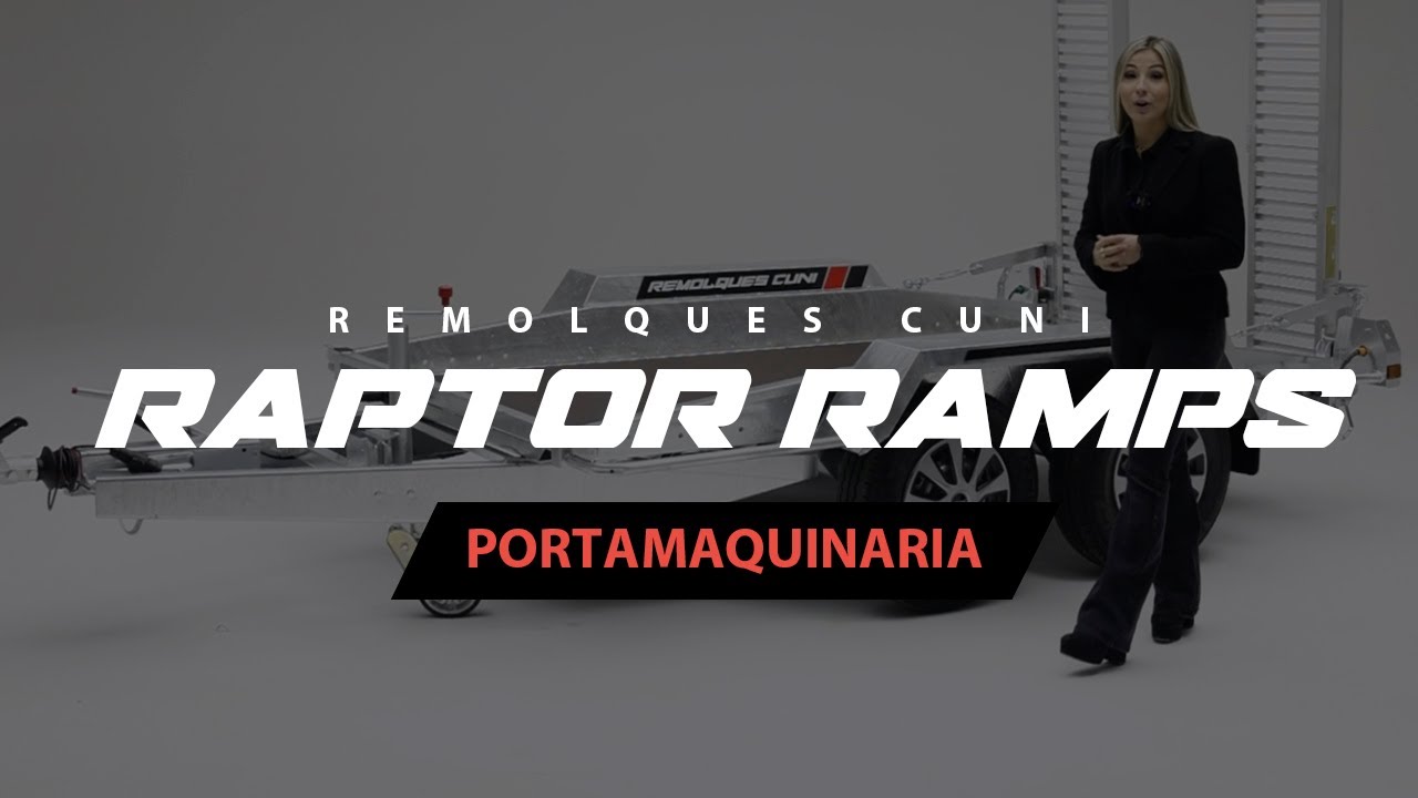 Remolque Porta Maquinaria RAPTOR RAMPS - YouTube