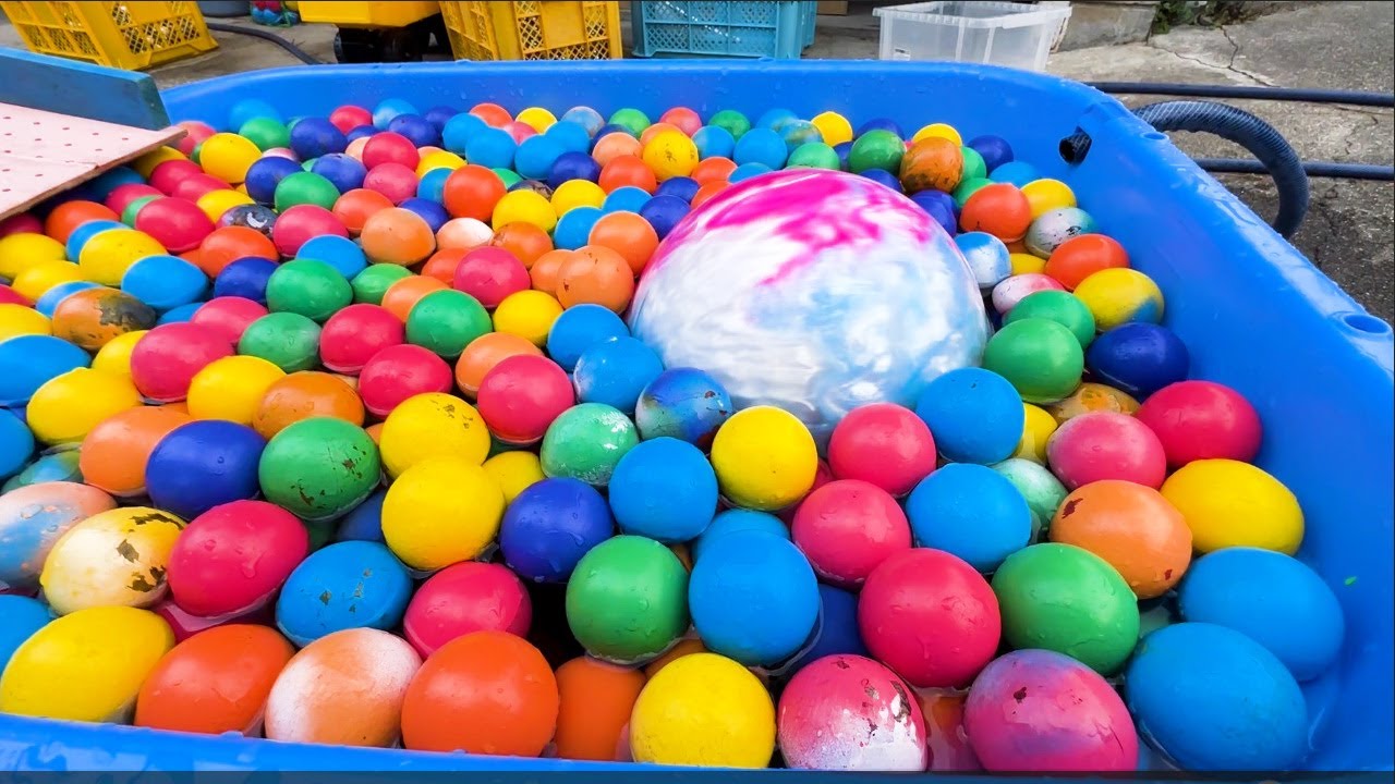 Giant dragon ball + large amount of billiards wooden handmade marble ...