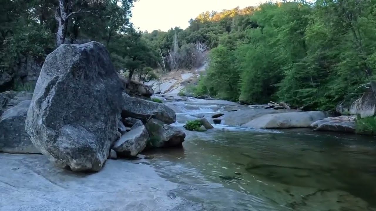 Waterfall Nature Sounds | Angel Falls via Willow Creek Trail | Bass ...