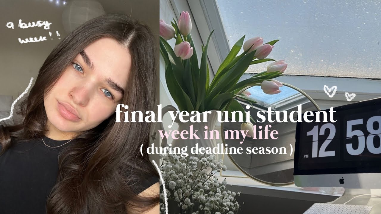 a week in my life as final year student (uos deadline season !!) - YouTube