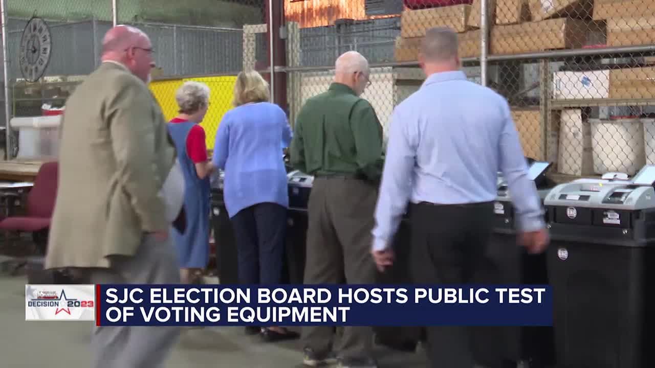 St. Joseph County Election Board hosts public test of voting equipment ...