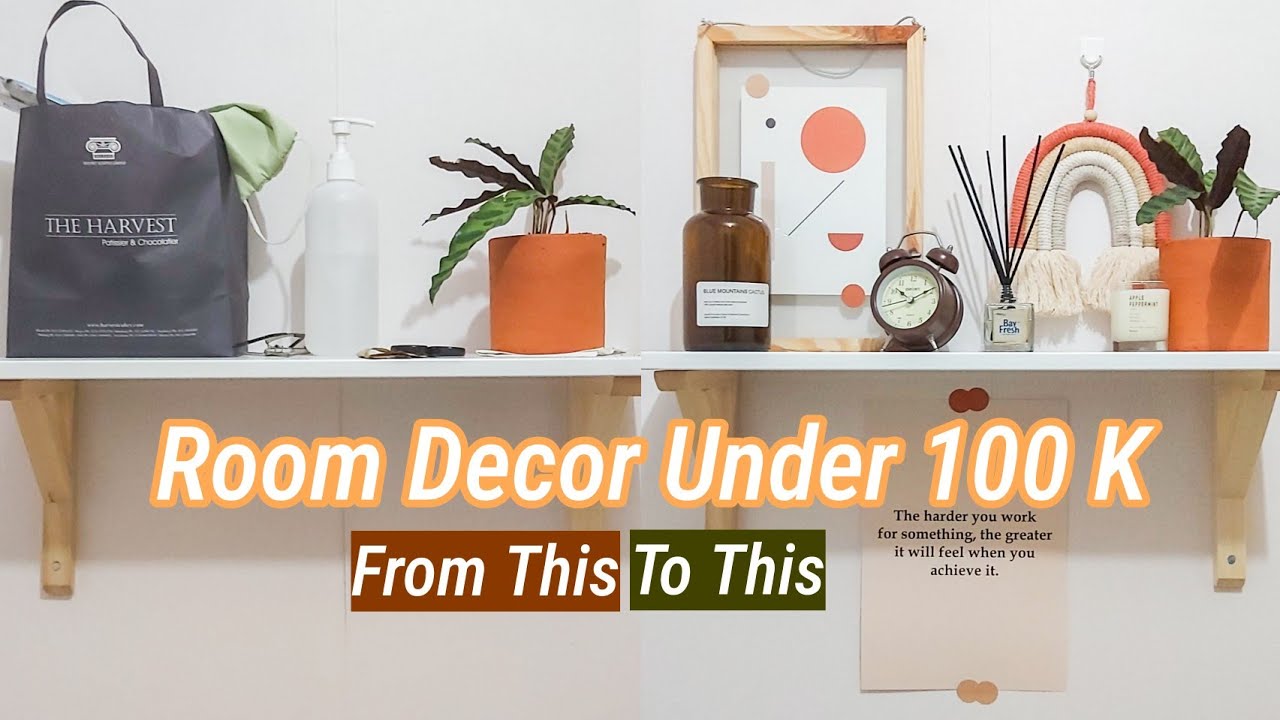 Shopee Haul Room Decor Under 100 K | Aesthetic Room Decor | Bahasa ...