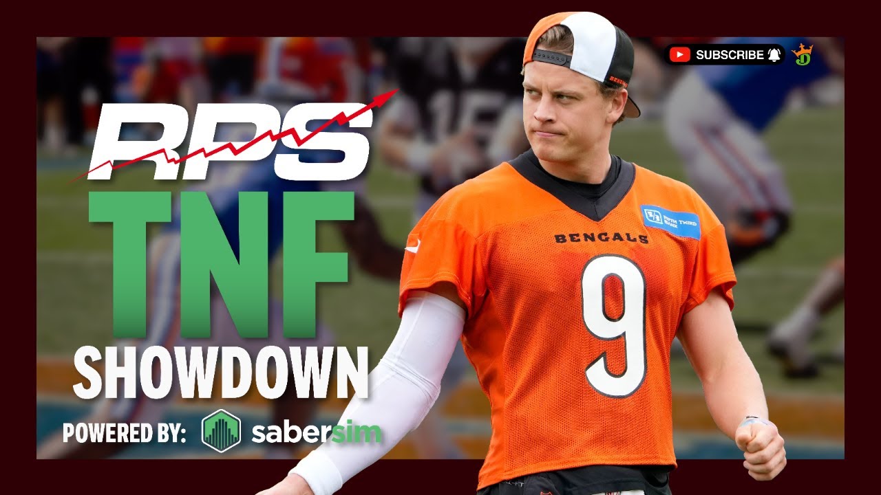 NFL DFS Lineups | AP & RUBIODIMES | 11/7 - TNF SaberSim Preview - YouTube