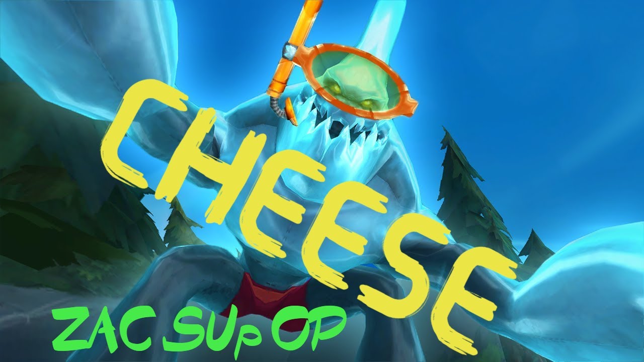 Zac SUPPORT - challenger zac support 1v9 solo carry! - insane - YouTube