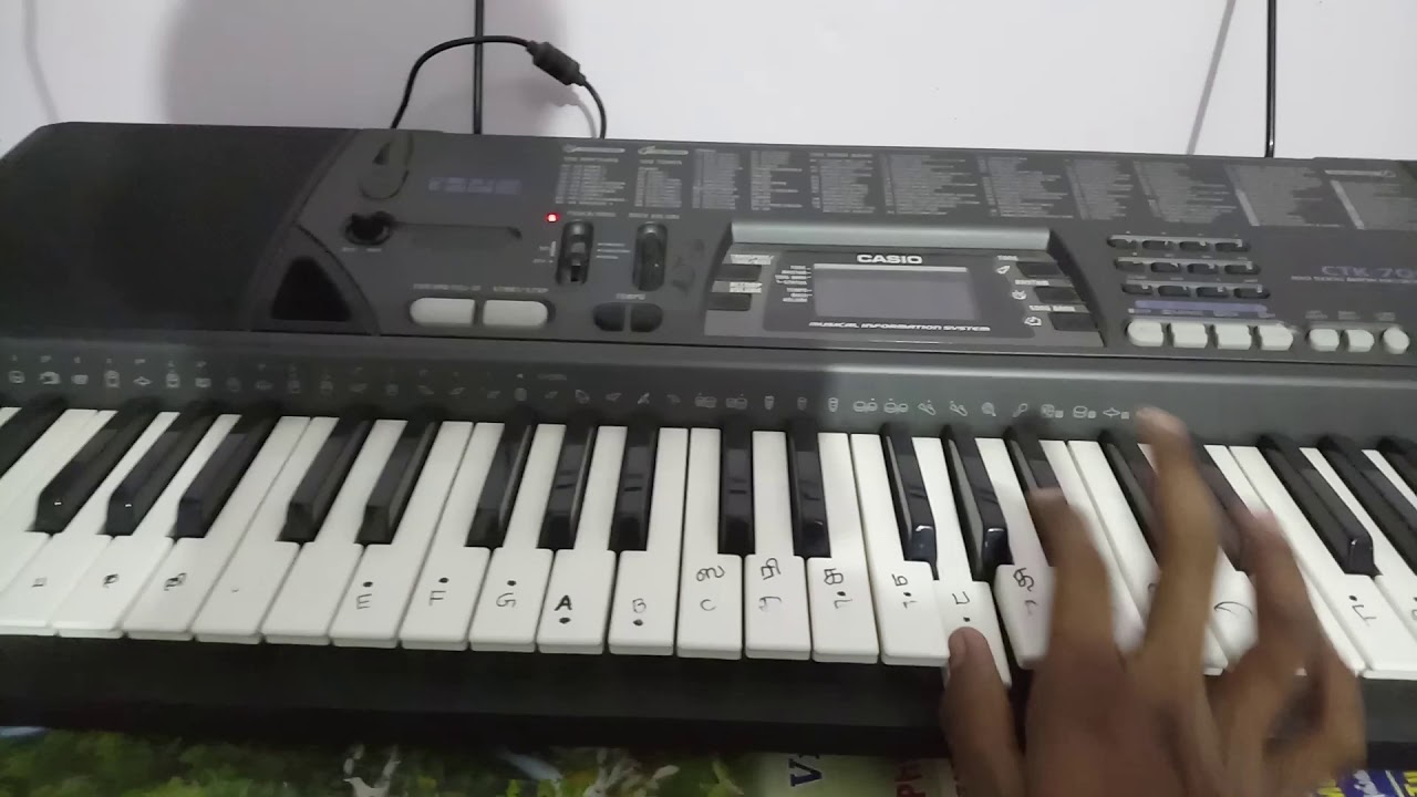 SARKAR bgm keyboard notes - YouTube