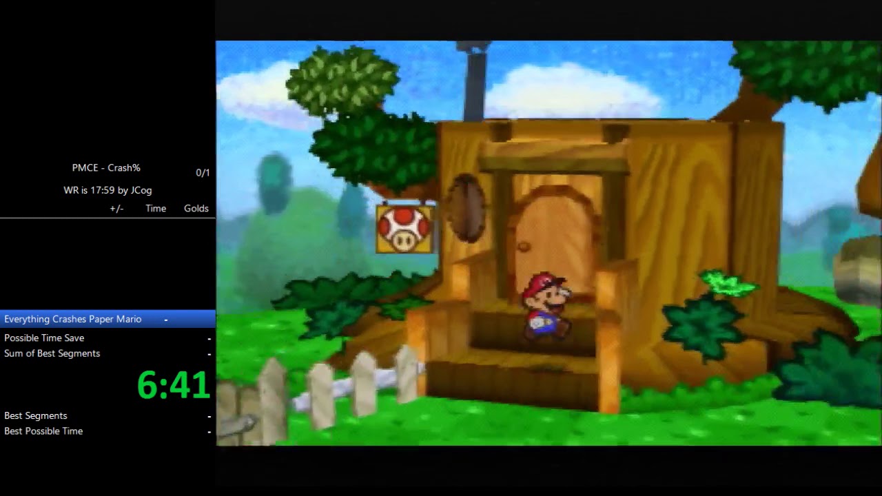 Paper Mario Crash% in 13:22 - YouTube