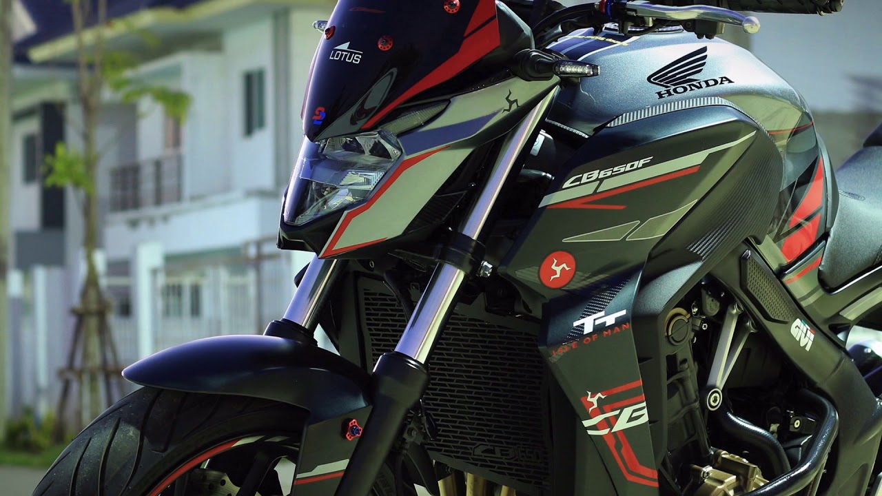 CB650F 2017 ออกแบบสติ๊กเกอร์ สำนัก 92Shop Sticker Design - YouTube