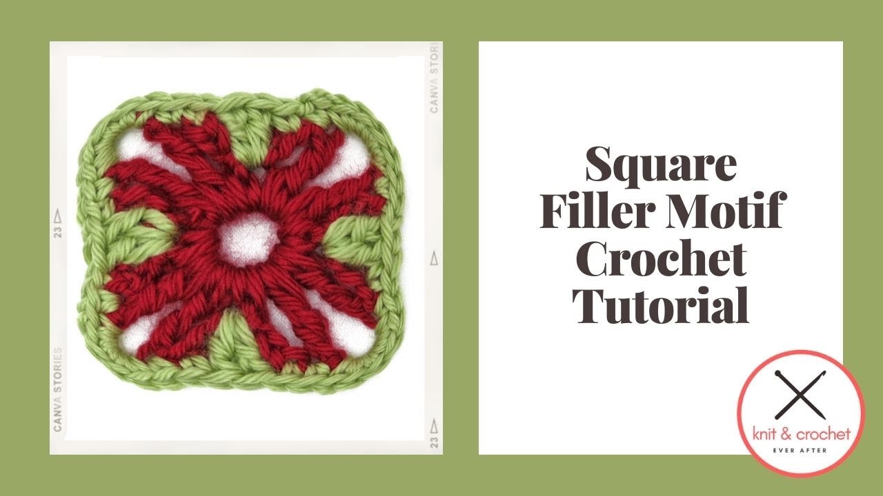Motif of the Month March 2015 Square Filler Motif Crochet Tutorial ...