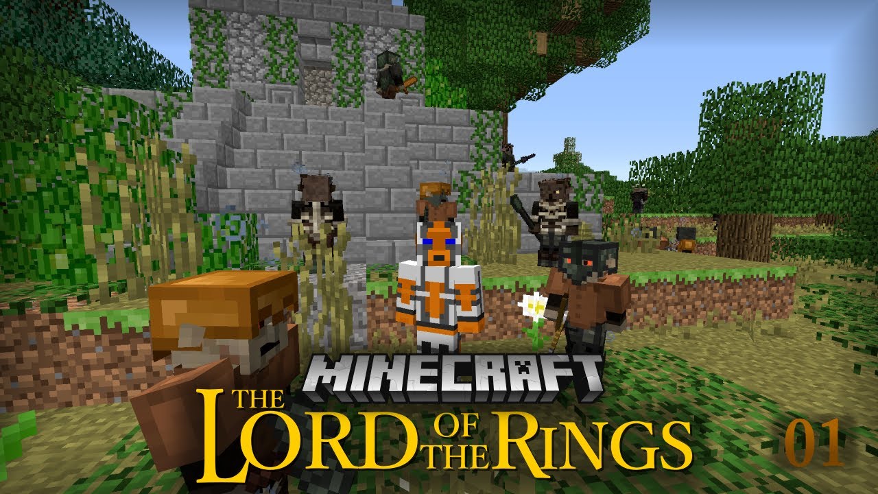 The Shire and Bree - Let's Play Minecraft Survival - LOTR mod - YouTube