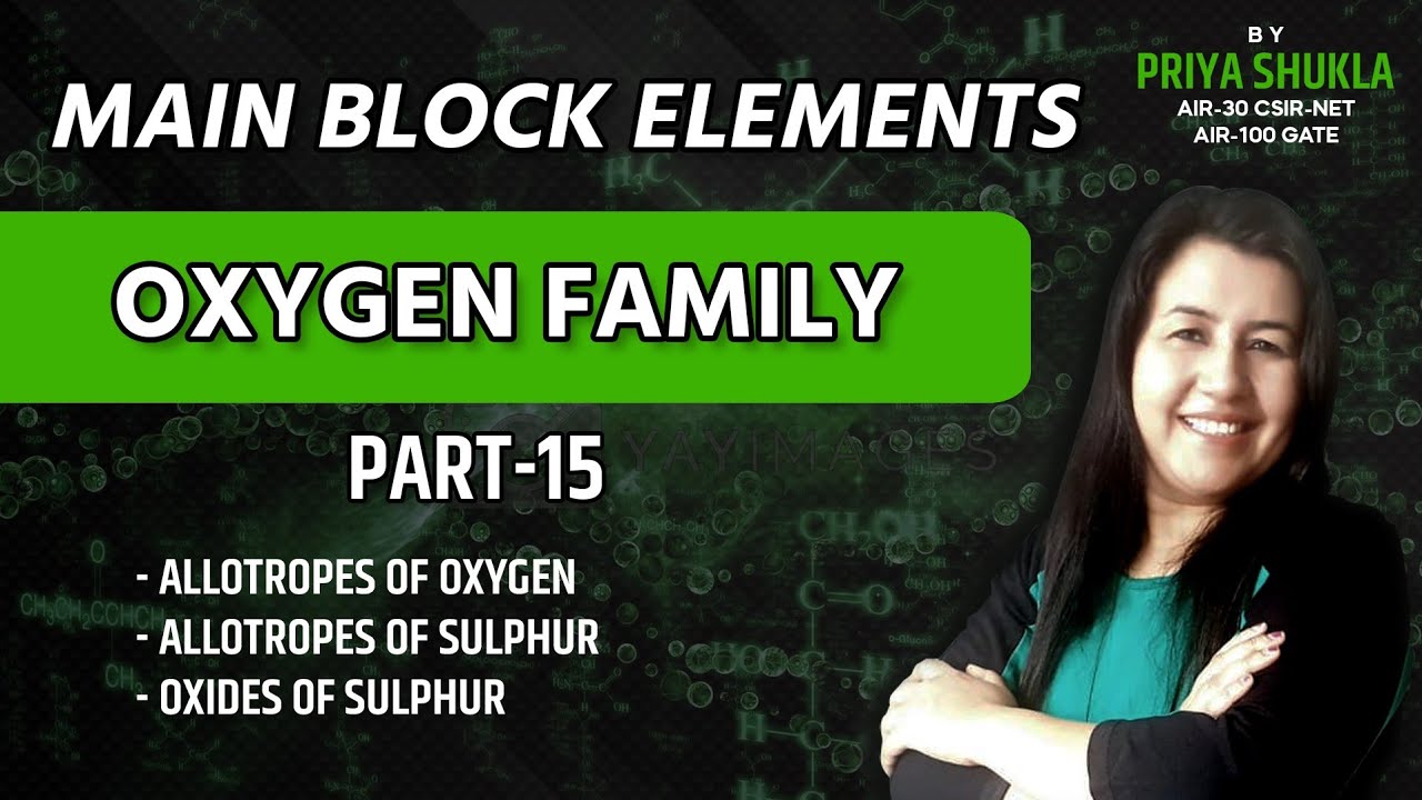 Oxygen family|Allotropes of oxygen |Allotropes of Sulphur|Main group ...