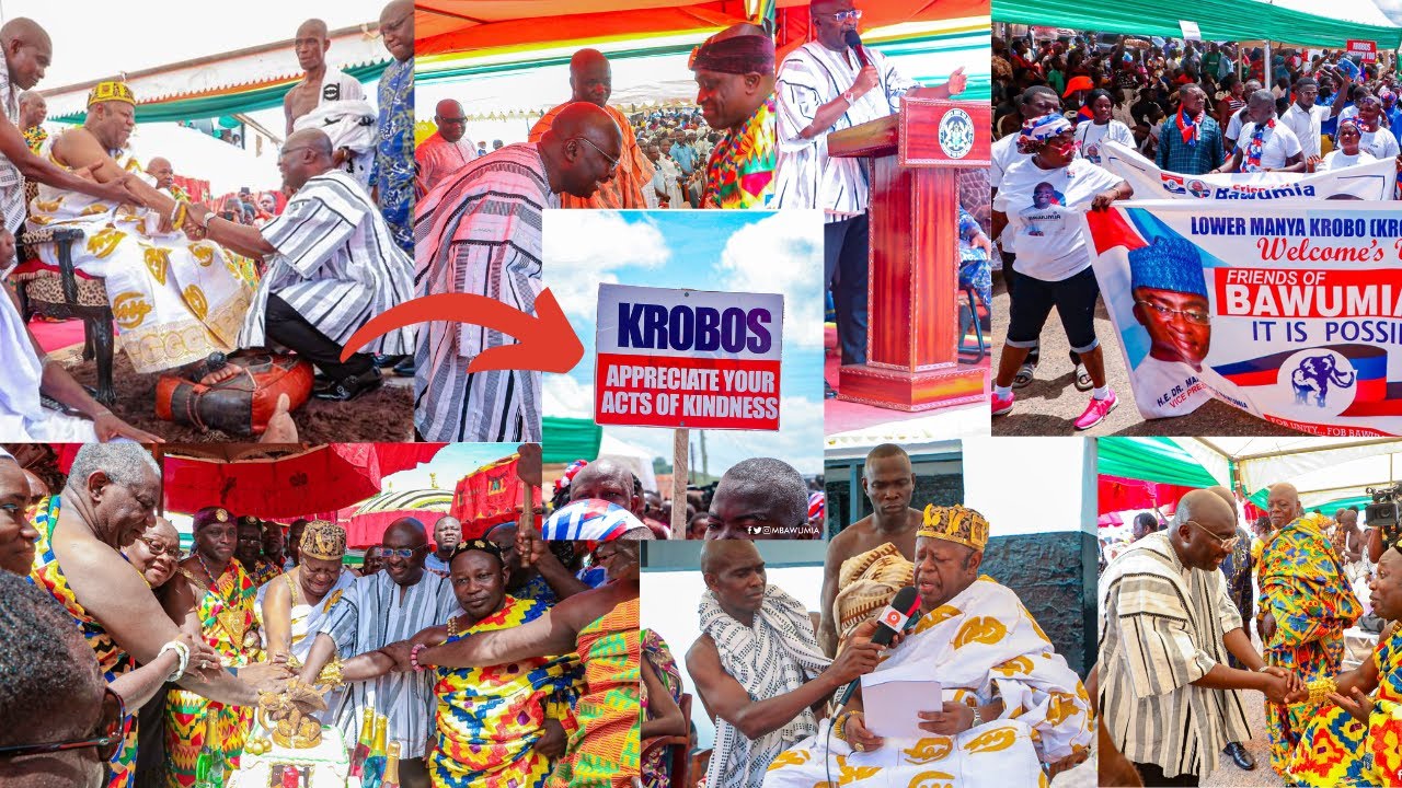 WOW!...Manya Krobo Paramount Chiefs And People Mob Bawumiah With ...