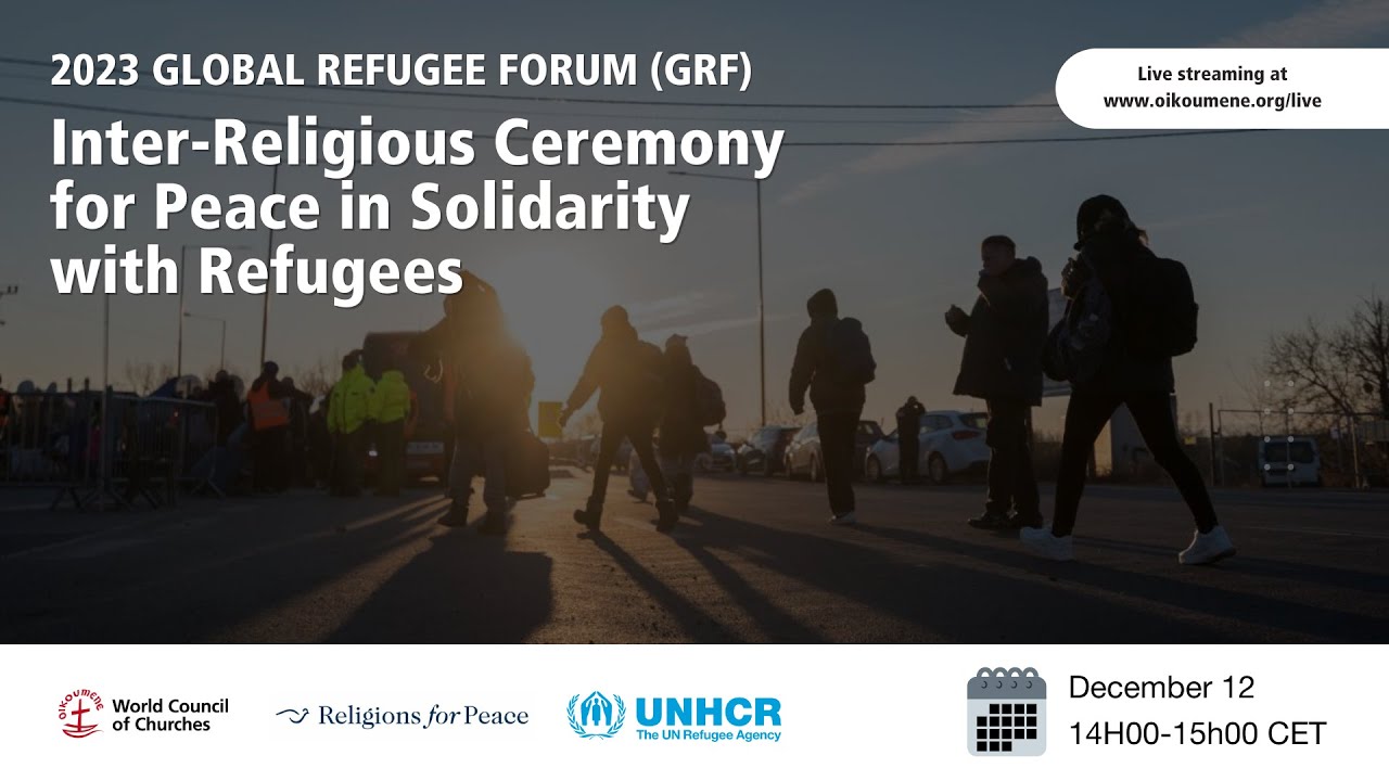 Inter-Religious Ceremony for Peace in Solidarity with Refugees - YouTube