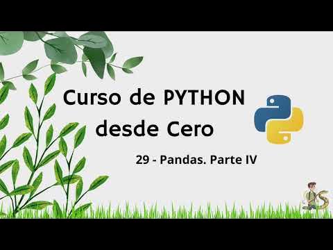 Curso de Python desde Cero (Práctico) : 29 - Pandas. Parte IV - YouTube