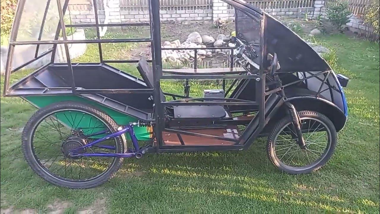 Четырехколесный веломобиль ч. 34 Four-wheeled velomobile h. 34 - YouTube
