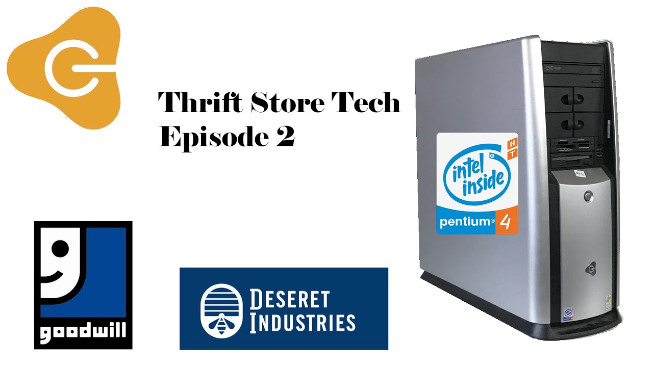 Are Thrift Store PCs a Waste of Money? | Thrift Store Tech Ep. 2 - YouTube