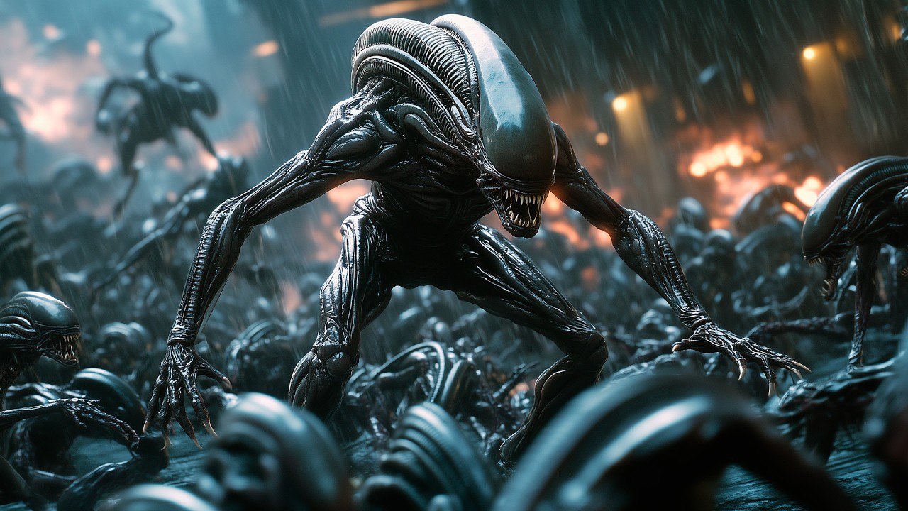 Battle of 3 armies! 1,900,000 zombies VS Future Army VS Aliens [4k ...