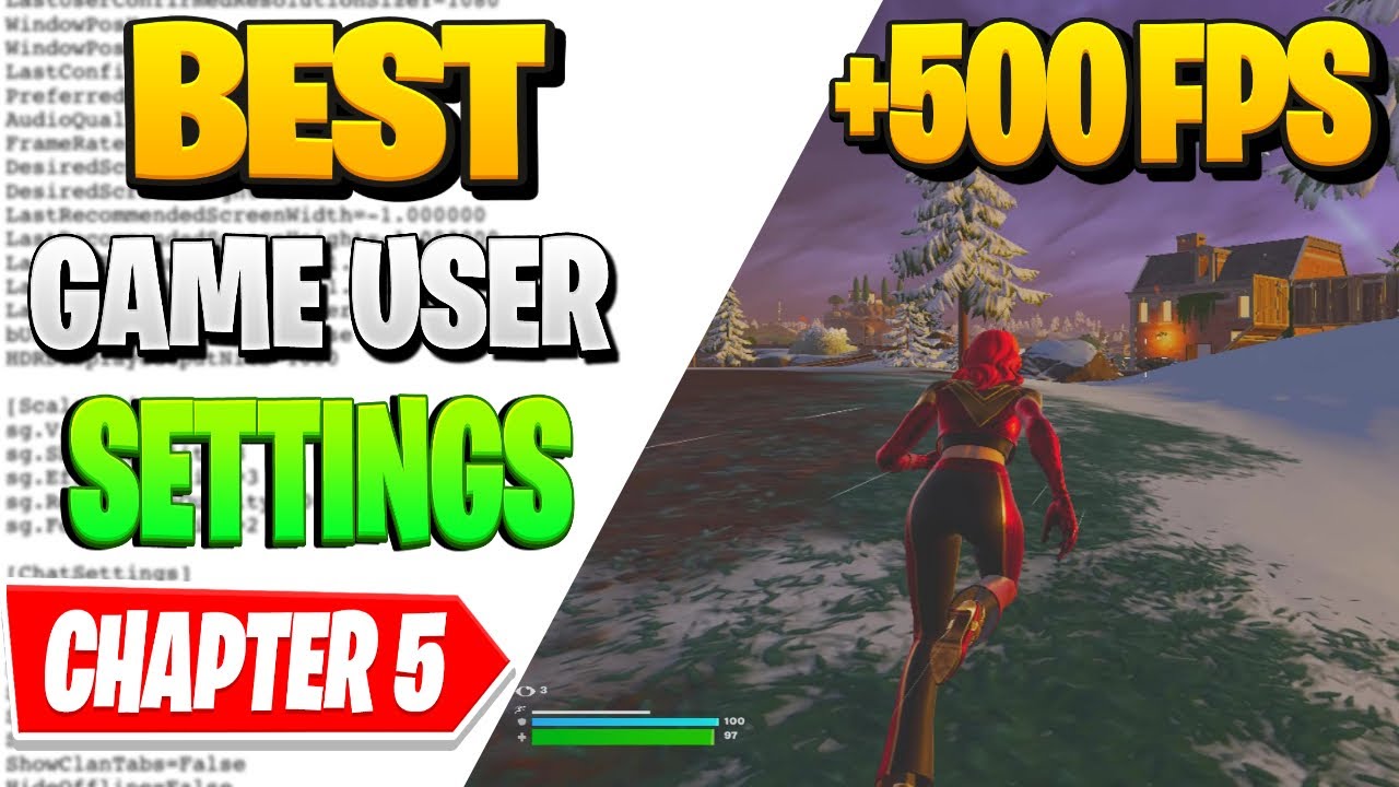 The BEST Game User Settings in Fortnite Chapter 5! - YouTube