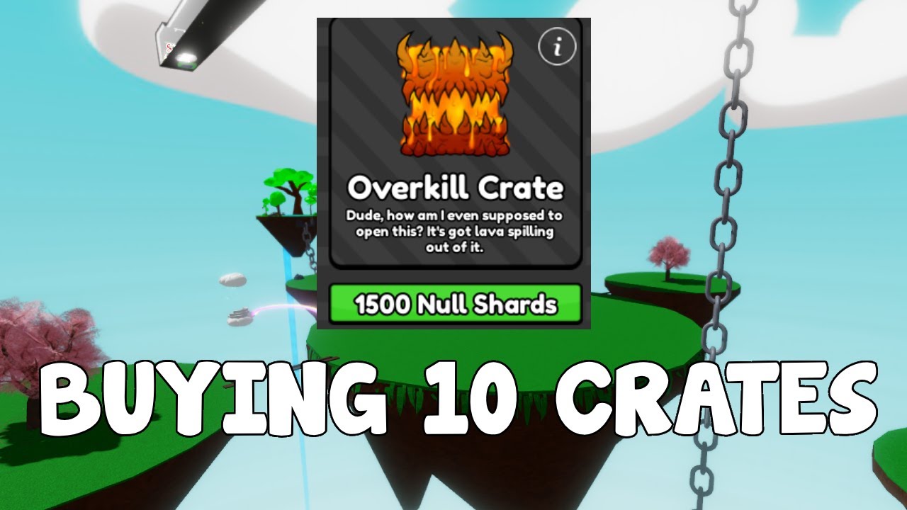 BUYING 10 OVERKILL CRATES IN SLAP BATTLES - YouTube