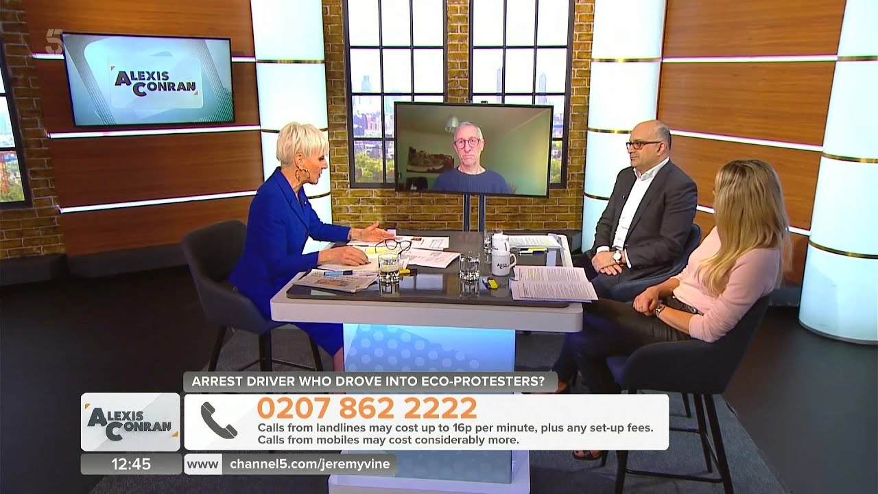 Grahame Buss | Channel 5 | 20 October 2023 | Just Stop Oil - YouTube