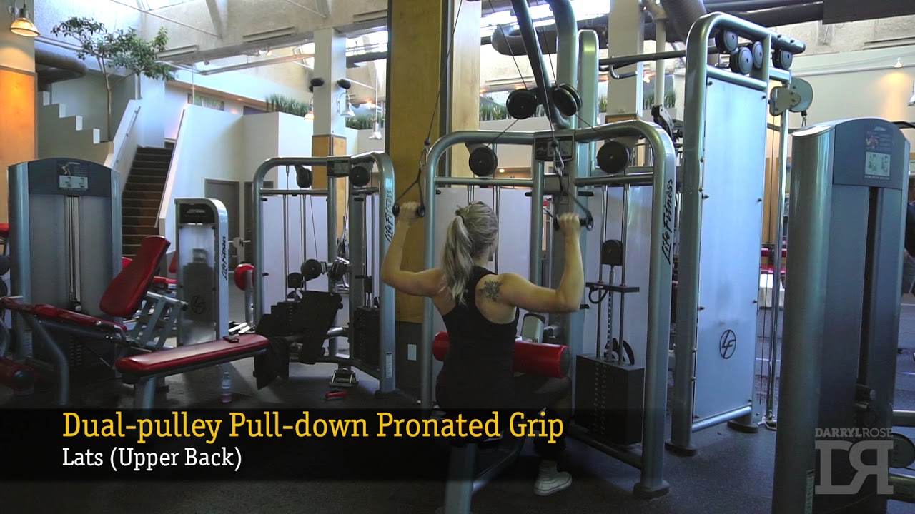 How To: Dual-pulley Pull-down Pronated Grip - YouTube