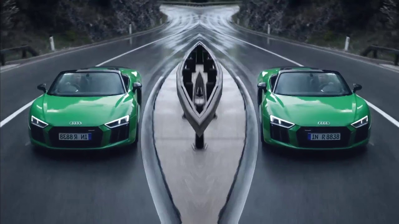 AUDI R8 SPYDER V10 PLUS Commercial Commercials World, Funny Little ...
