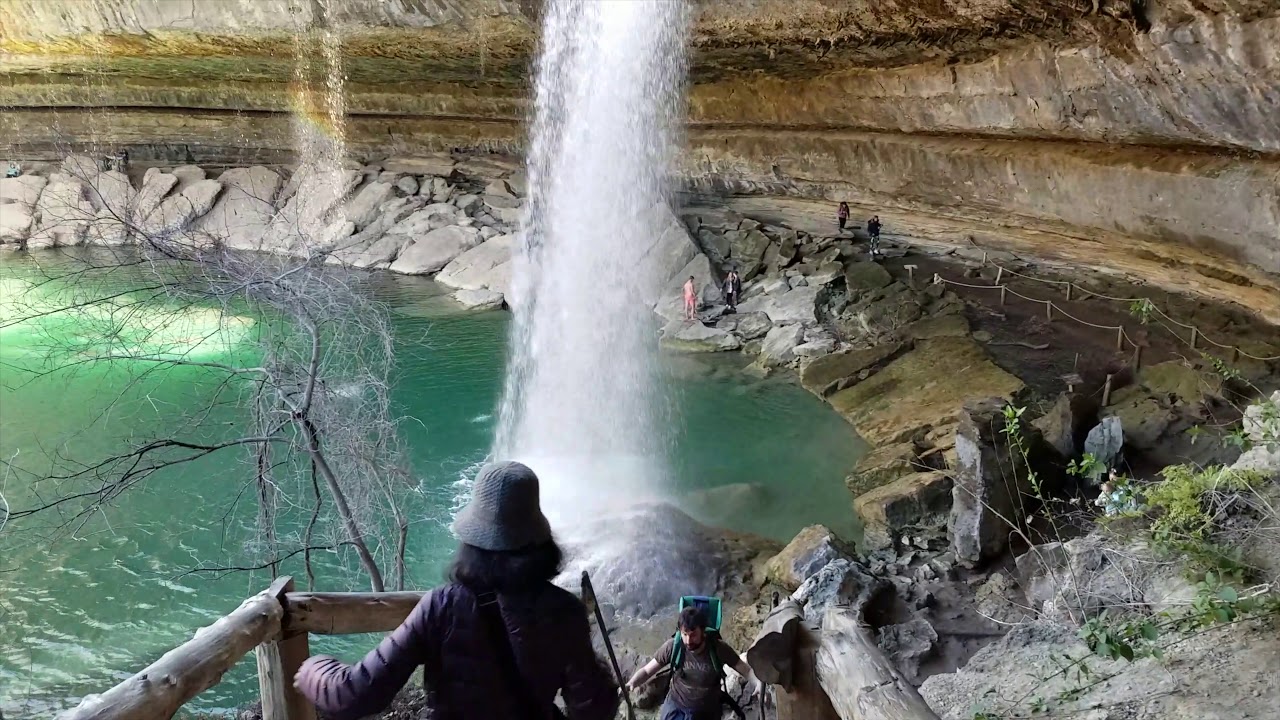 Hamilton Pool Park, Austin Texas 2019-01-20 - YouTube