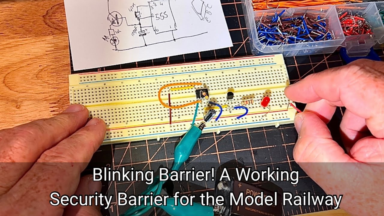 147. Blinking Barrier! Electronics Build - A Working Security Barrier ...